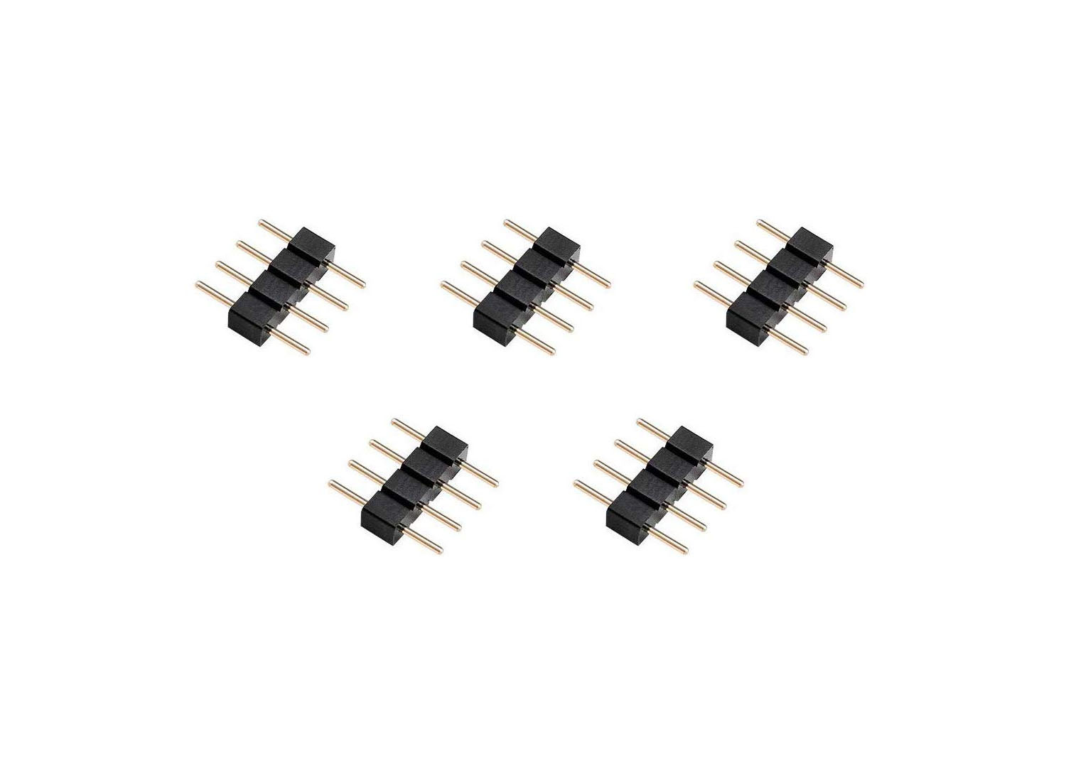 RGB 4 Pin Male Connector - Pack of 5