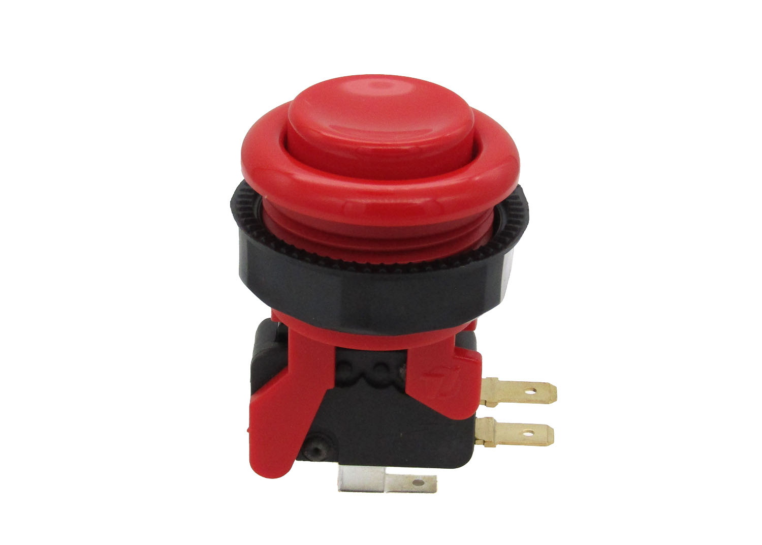 Industrias Lorenzo Short Concave Pushbutton - Red