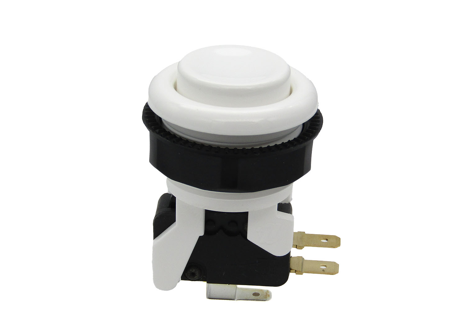 Industrias Lorenzo Short Concave Pushbutton - White