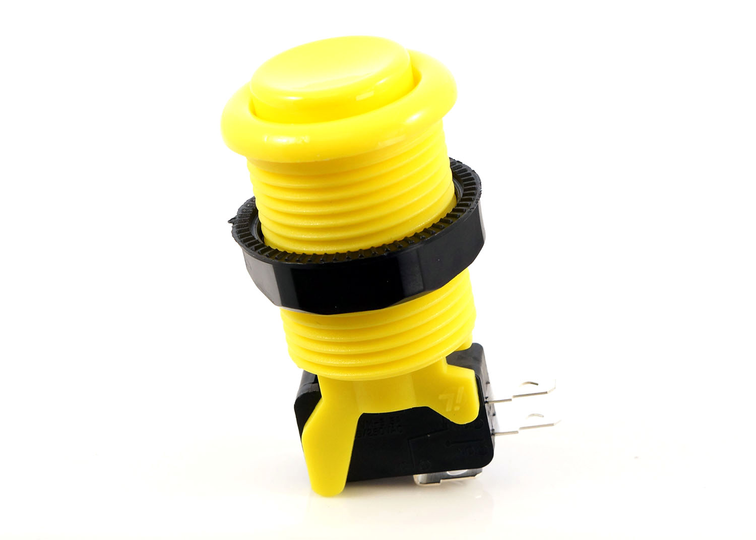 Industrias Lorenzo Concave Pushbutton - Yellow