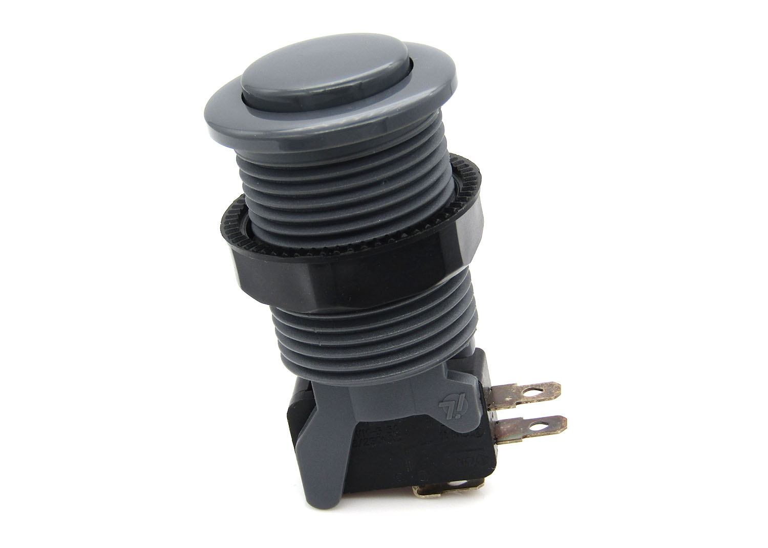 Industrias Lorenzo Convex Pushbutton - Dark Grey