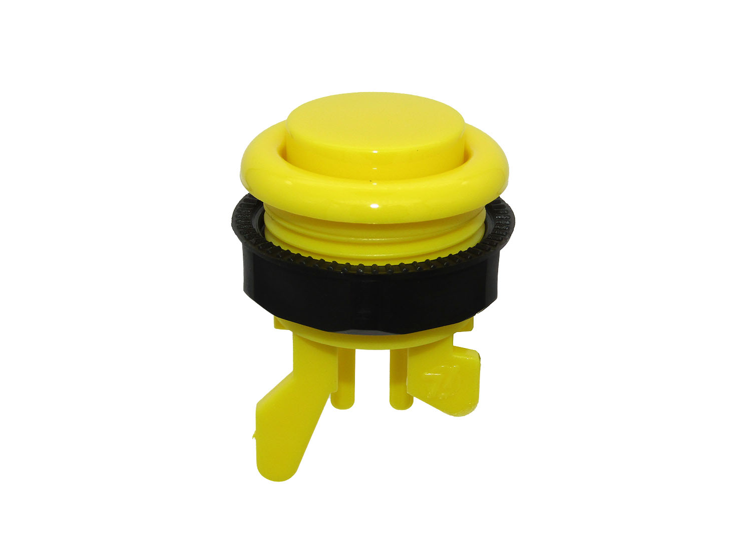 Industrias Lorenzo Short Convex Pushbutton - Yellow