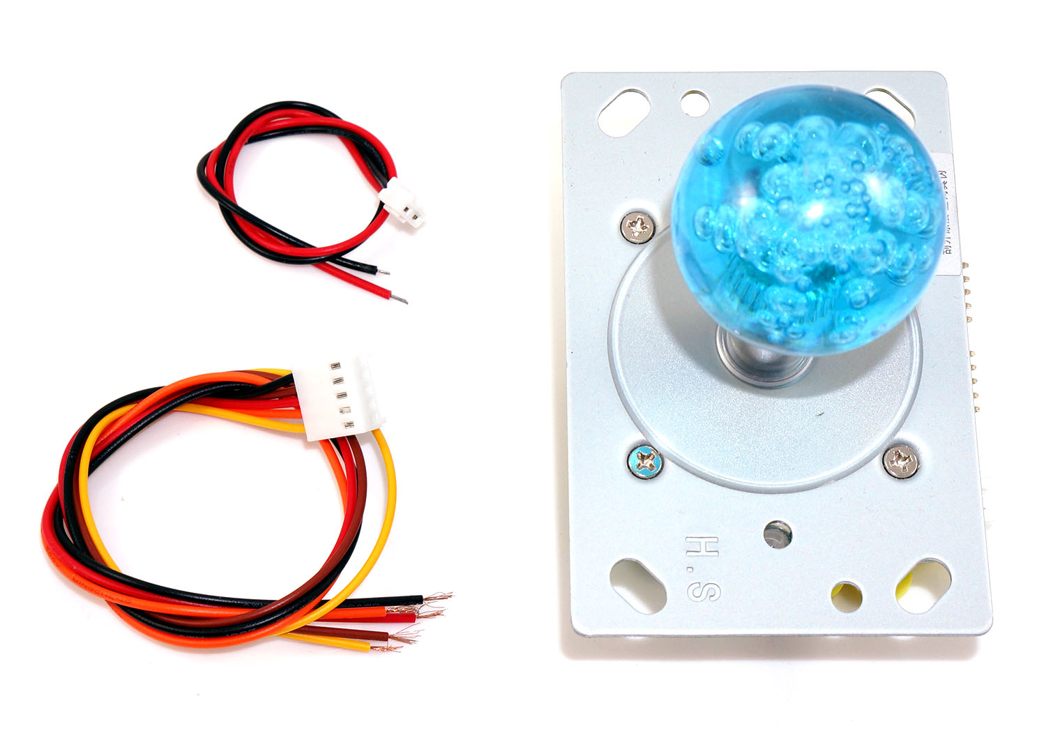 LED Joystick 2-4-8-way with Blue LED Ball Top