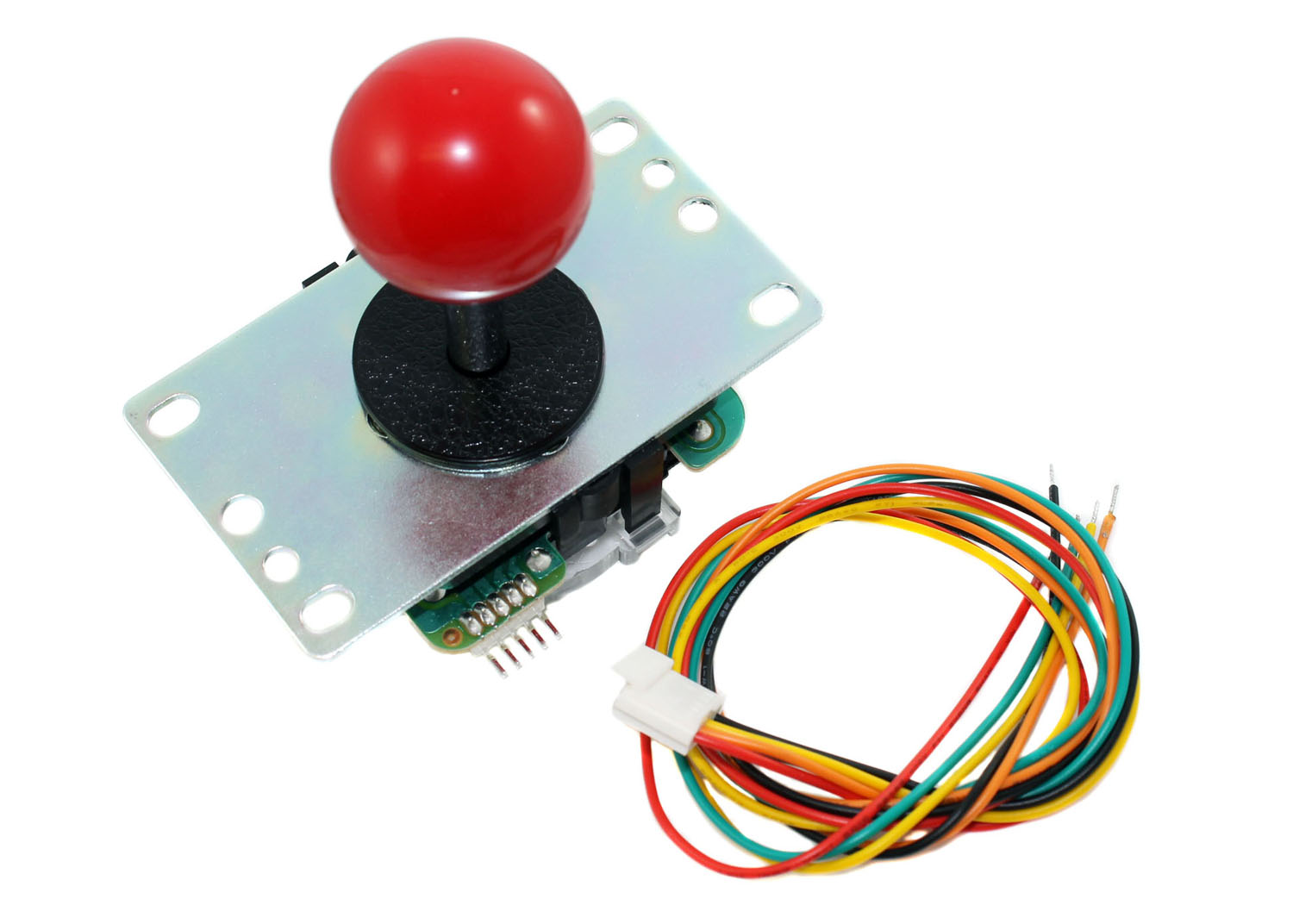Sanwa Joystick 8-way with Red Ball Top
