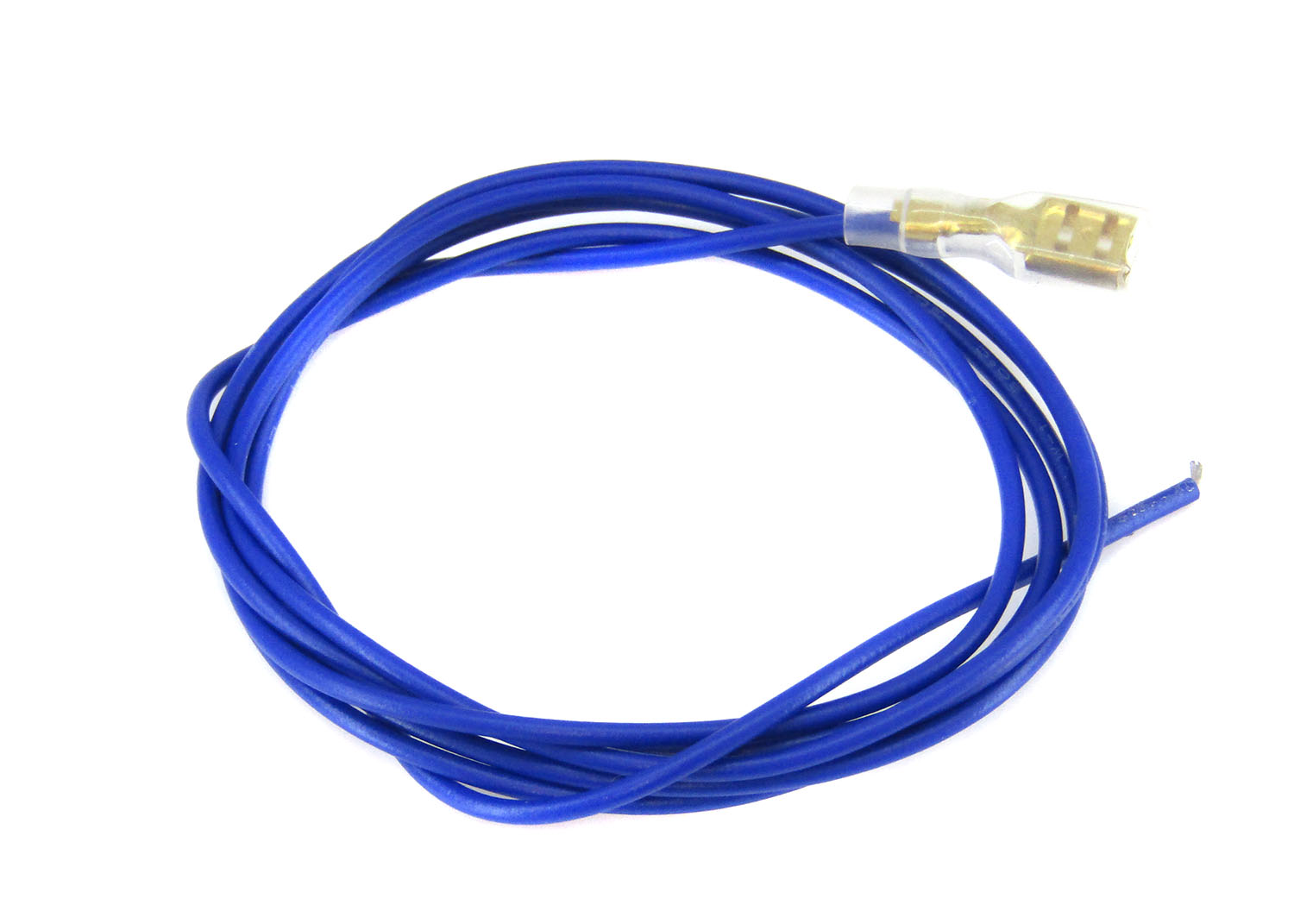 Blue Wire with .187" Insulated Female Connector